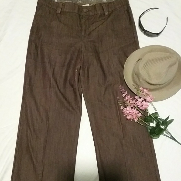 Lee | Pants & Jumpsuits | Plus Size Womens Brown Dress Pants | Poshmark